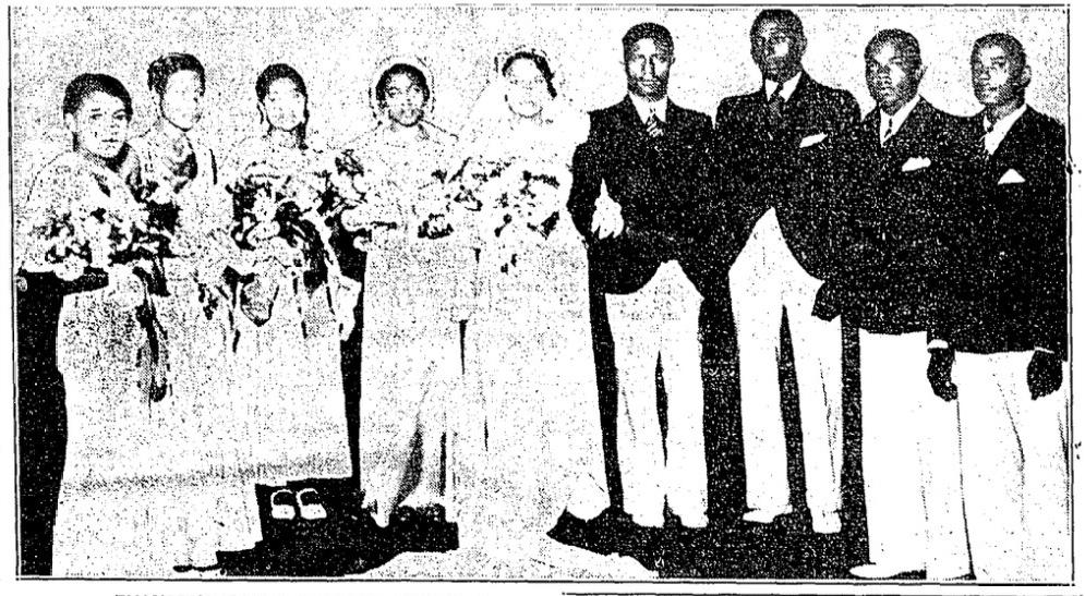 Historical Family Photos: The Thompson-Alston Wedding of 1935 in ...
