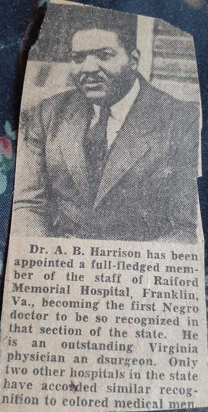 Historical Newspapers: Dr. W.D. Joyner of Emporia, Virginia – The ...