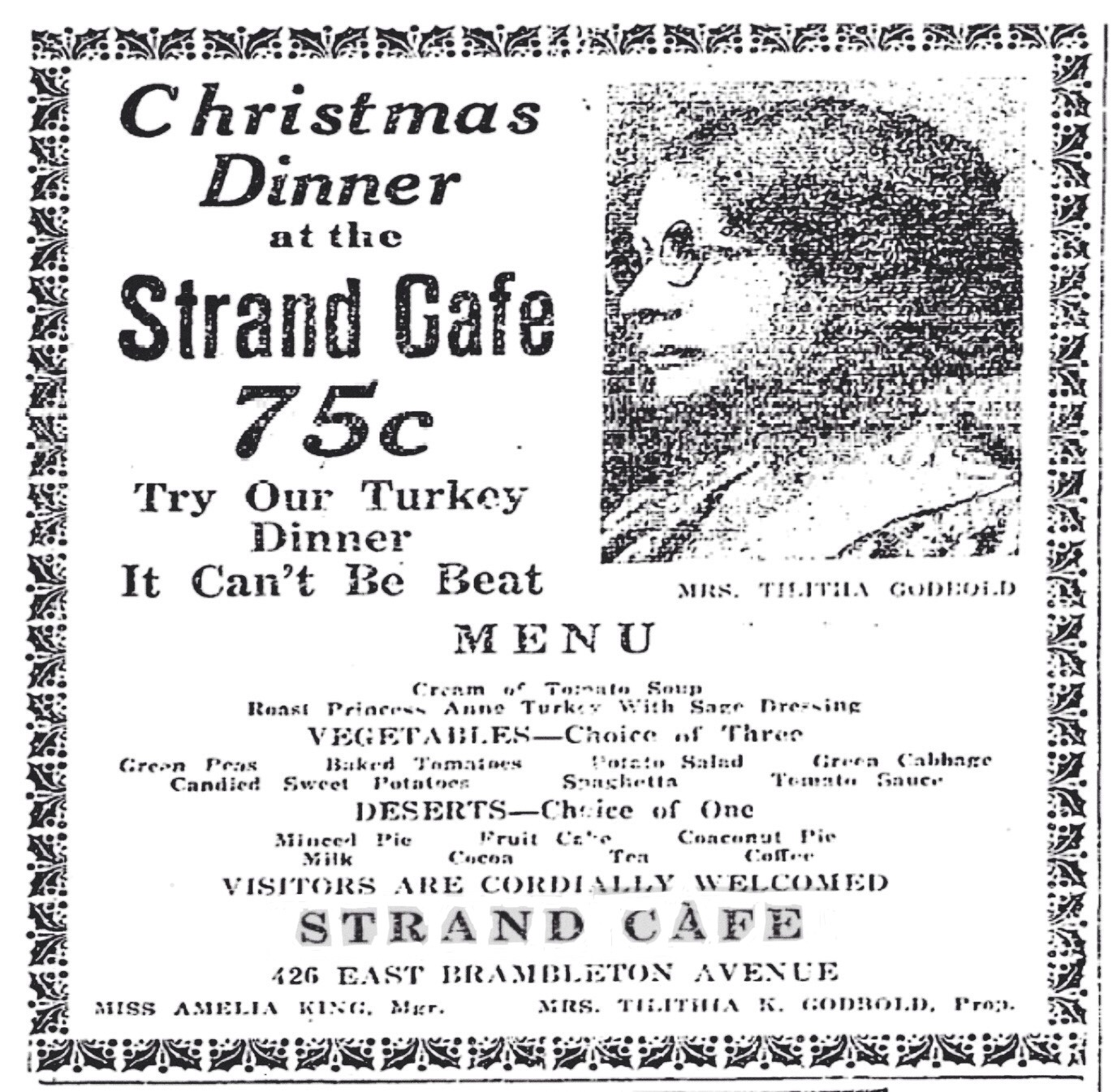 Christmas Dinner 1924 – The Genealogy Situation Room